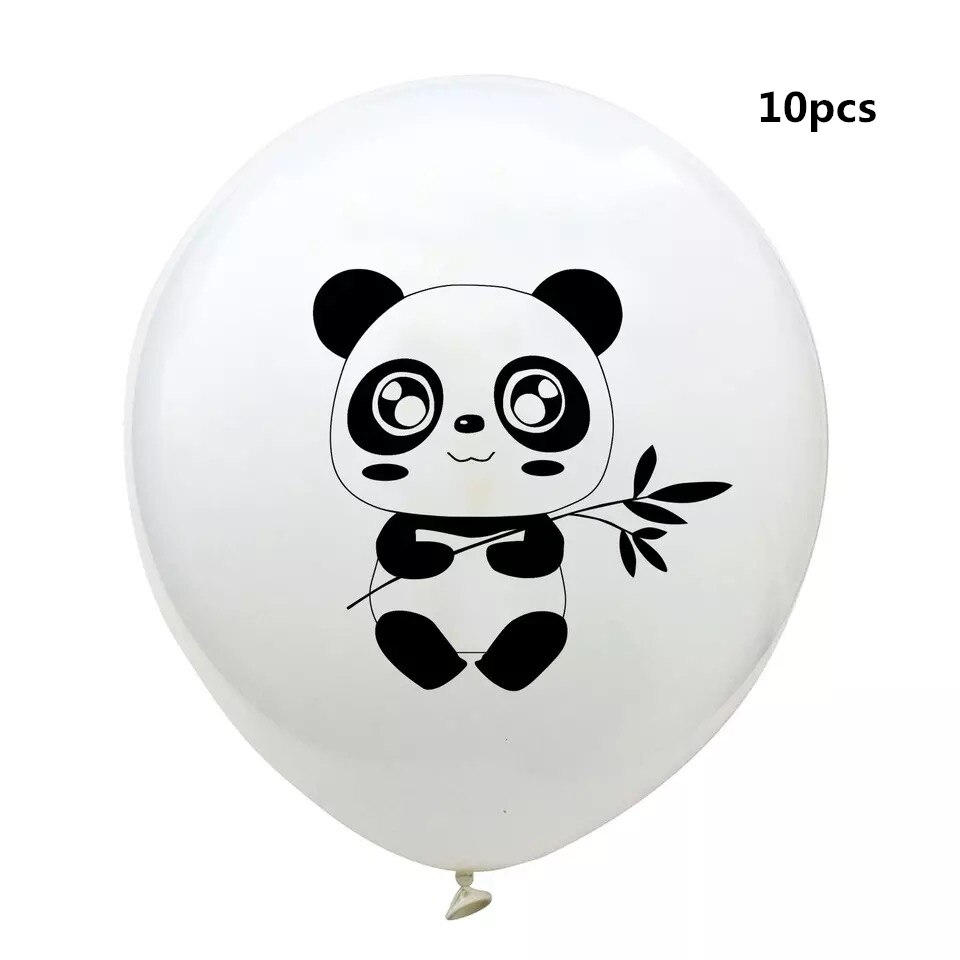 Tegneserie dyr panda aluminiumsfolie ballon 12 tom... – Grandado