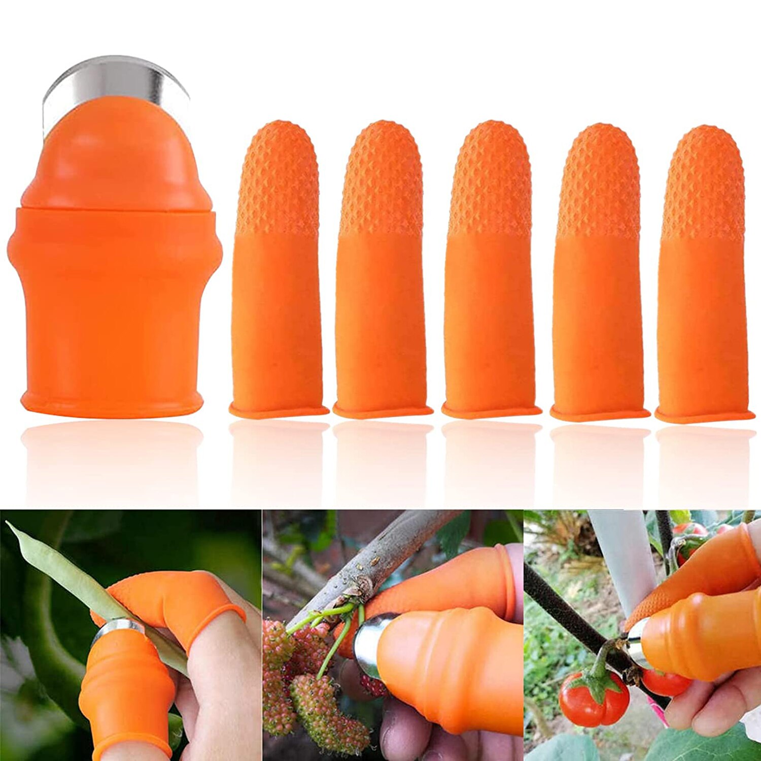 Vinger Protector Siliconen Duim Mes Protector Gear... – Grandado