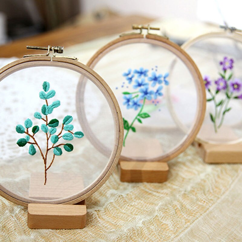 DIY Material Kits Mesh DIY Embroidery Flower Paint... – Vicedeal