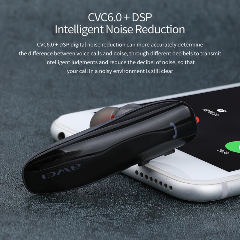 Awei Handsfree Wireless Headphone Mini Bluetooth E... – Vicedeal