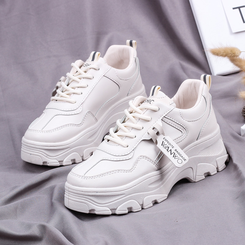 Shoes the spring sneakers thick bottom comfortable... – Grandado