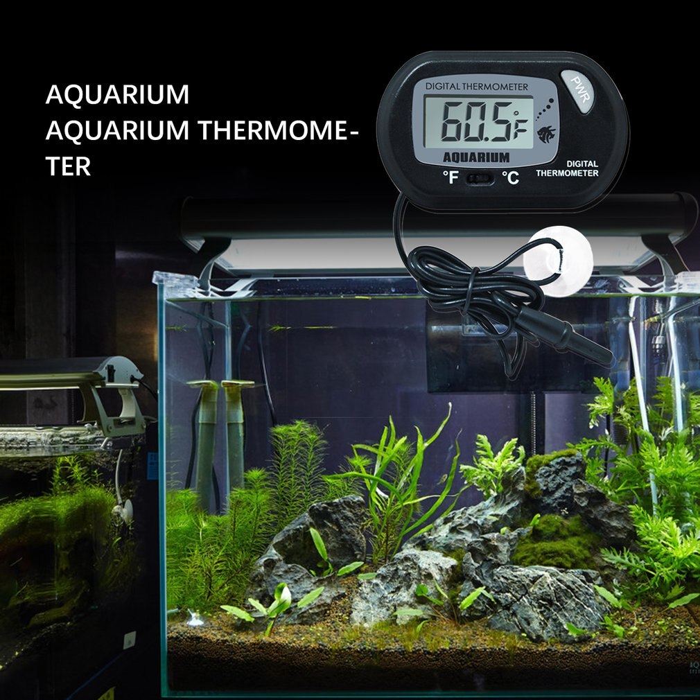 Aquarium Water Thermometer Plastic Digital LCD Scr... – Grandado