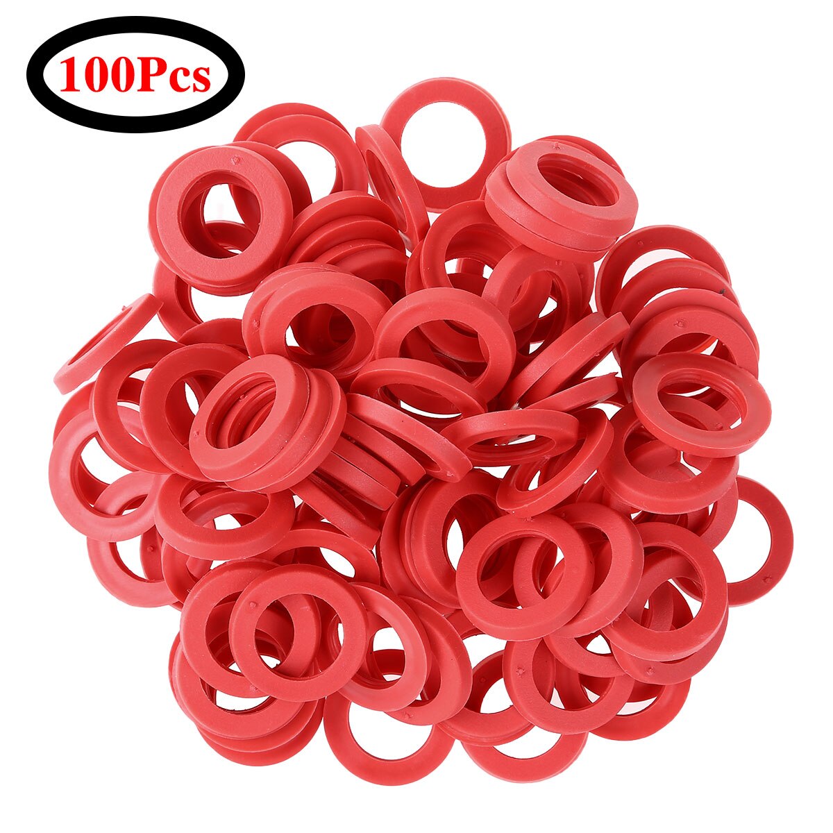 100Pcs Rode Tuinslang Wasmachines Rubber O-Ring Se... – Vicedeal