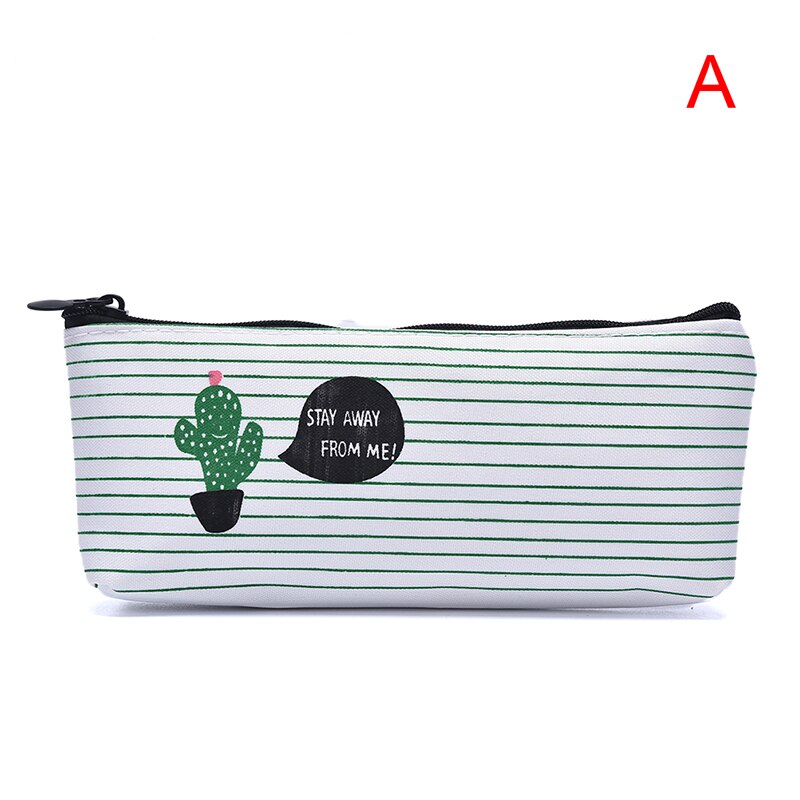 1Pc Canvas Etui Voor School Leuke Eenvoudige Gestr... – Grandado