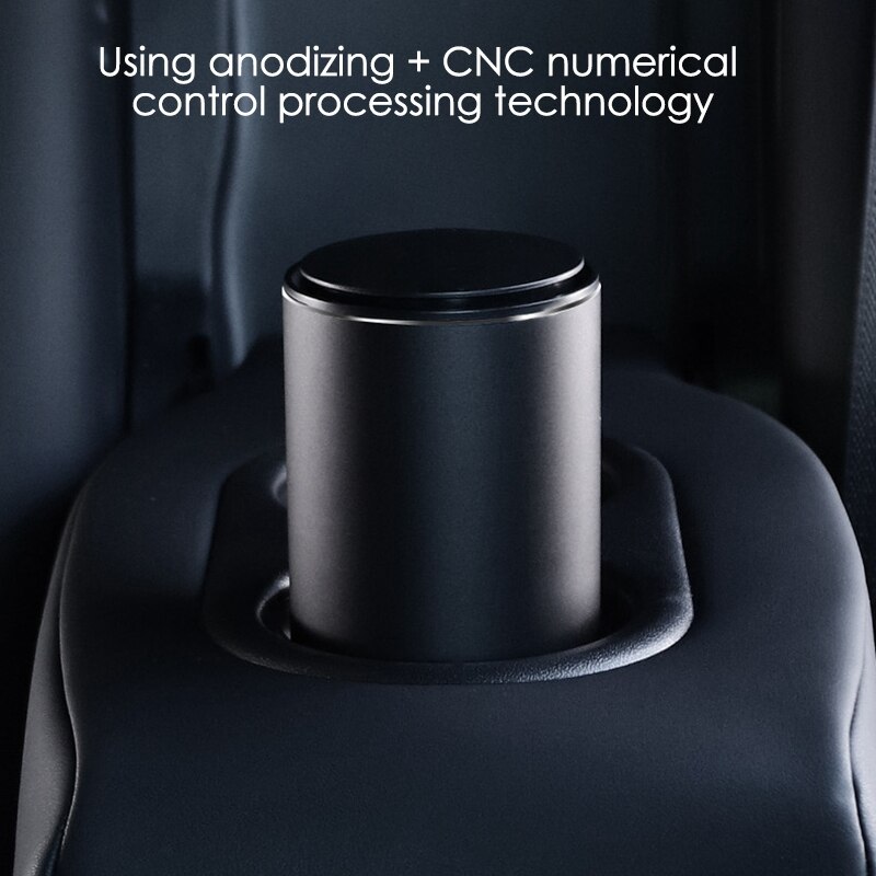 AU05 -Car Trash Bin Alloy Garbage Can for Tesla Mo... – Vicedeal