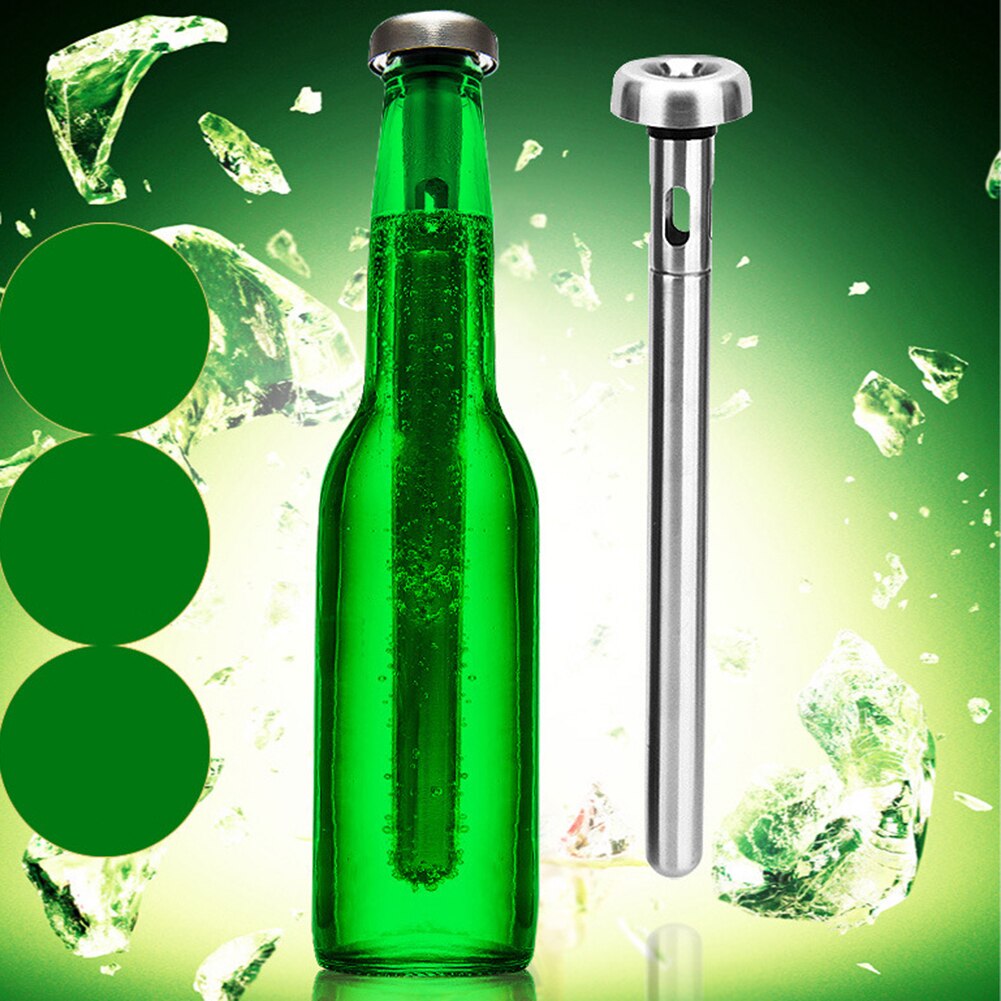 21.5cm Stainless Steel Beer Wine Chiller Stick Ice... – Grandado