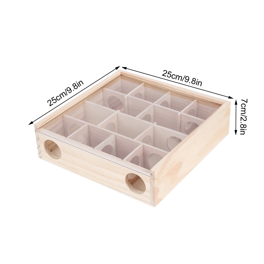 Hamster Maze Mouse Mice Natural Wood Interactive I... – Grandado