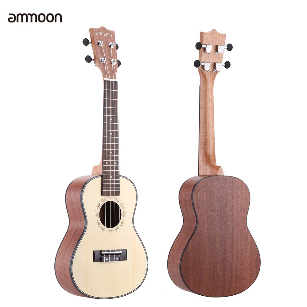 ammoon 24" Spruce Sapele Ukulele Rosewood Fre... – Grandado