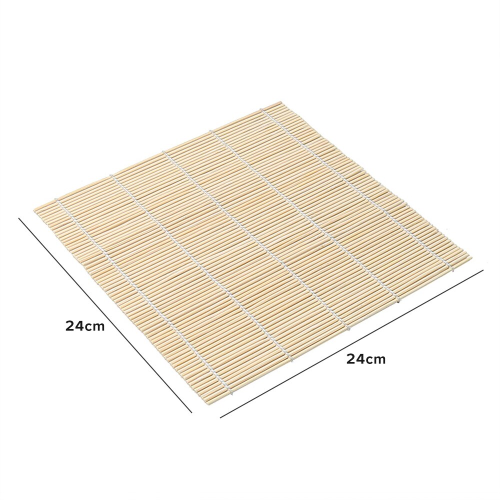 24*24CM Sushi Rolle, Der matt Natürliche Bambus Su... – Grandado