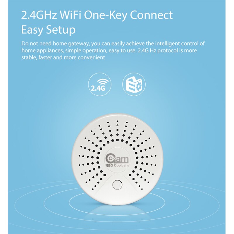 NEO COOLCAM NAS-SD01W 2-in 1 Smart WiFi Smoke Dete... – Grandado