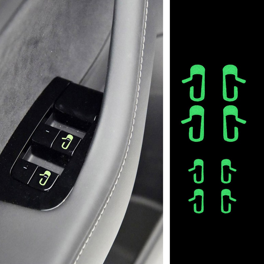 8 Stuks Auto Deur Open Exit Sticker Voor Tesla Mod... – Vicedeal