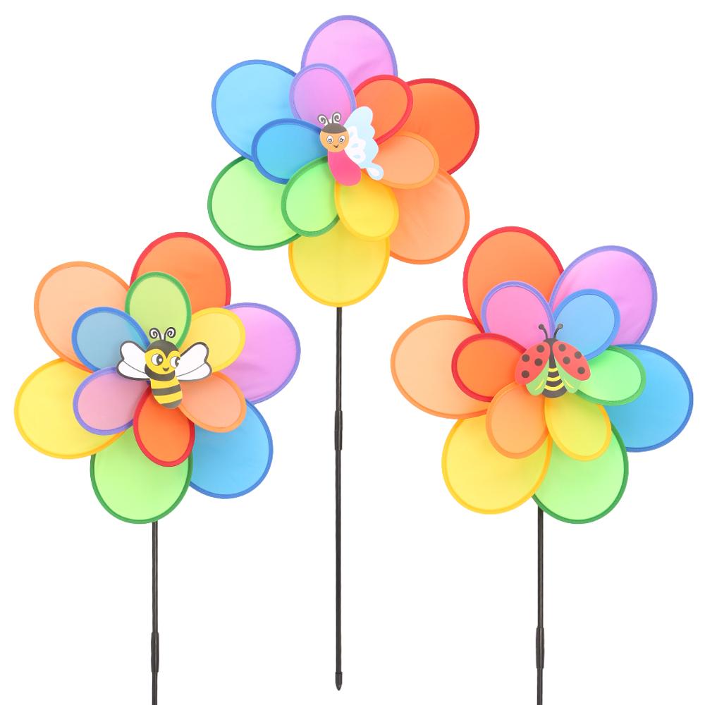 Larger Double Layer Insect Windmill Wind Spinner K... – Vicedeal