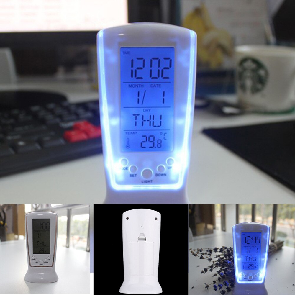 digital clock LED clocks desk alarm home decor bat... – Grandado