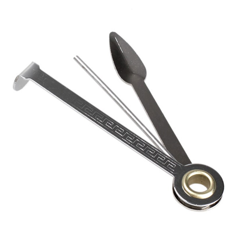 3 in1 Smoking Pipe Cleaner Steel Cleaning Tool Pipe Tamper Cleaning ...