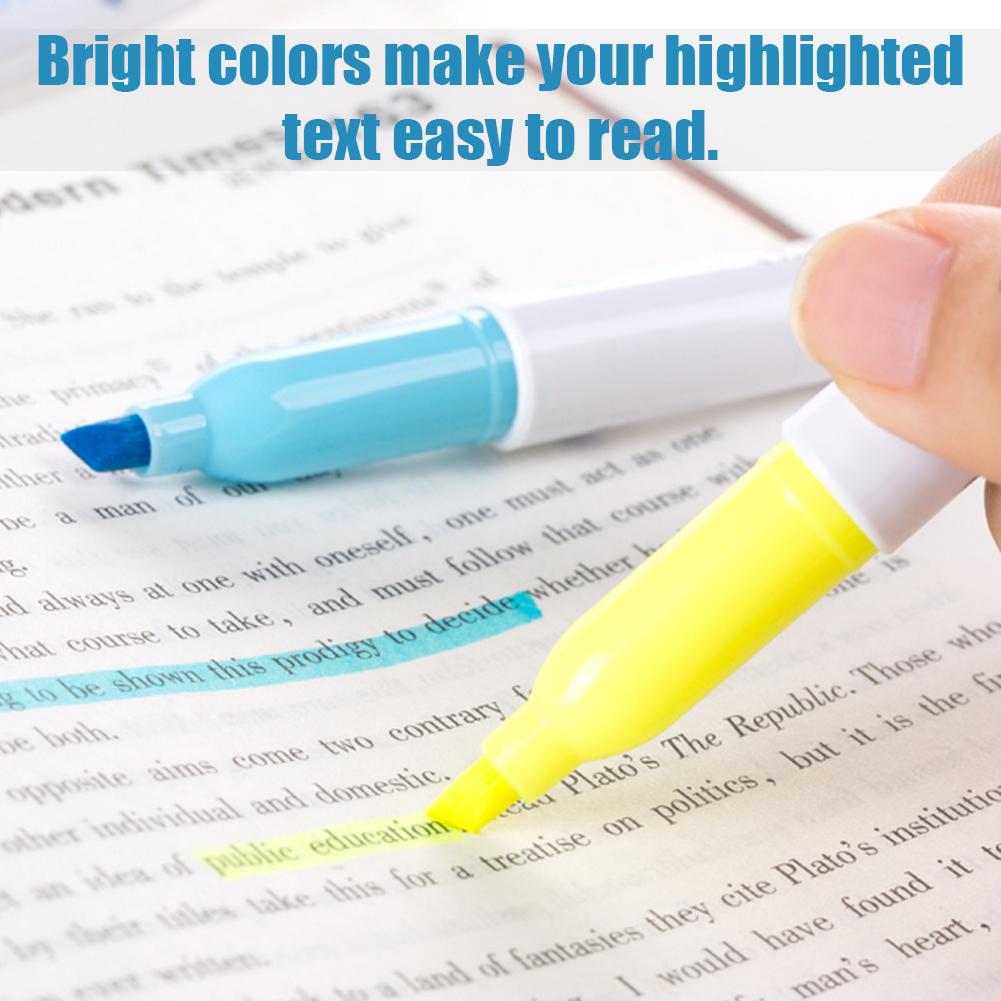 6PCS Six colors Highlighter Gel Bible Highlighter ... – Grandado