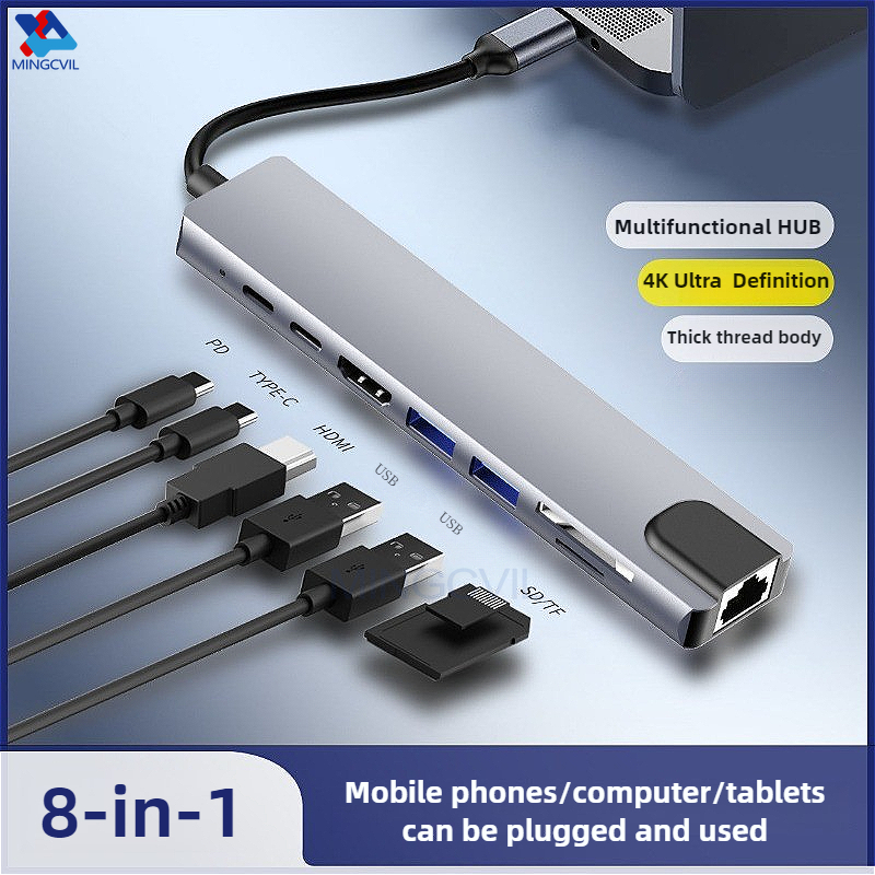 Mingcvil usb c hub type c splitter 4k thunderbolt ... – Grandado