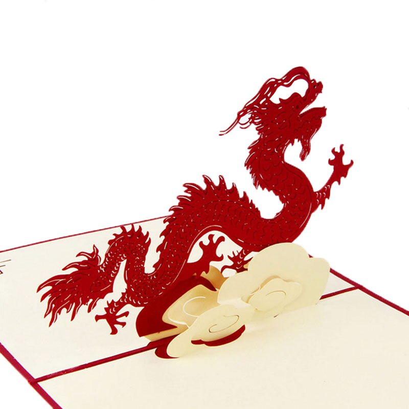 3D Pop Up Greeting Cards Dragon Birthday Thank You... – Grandado