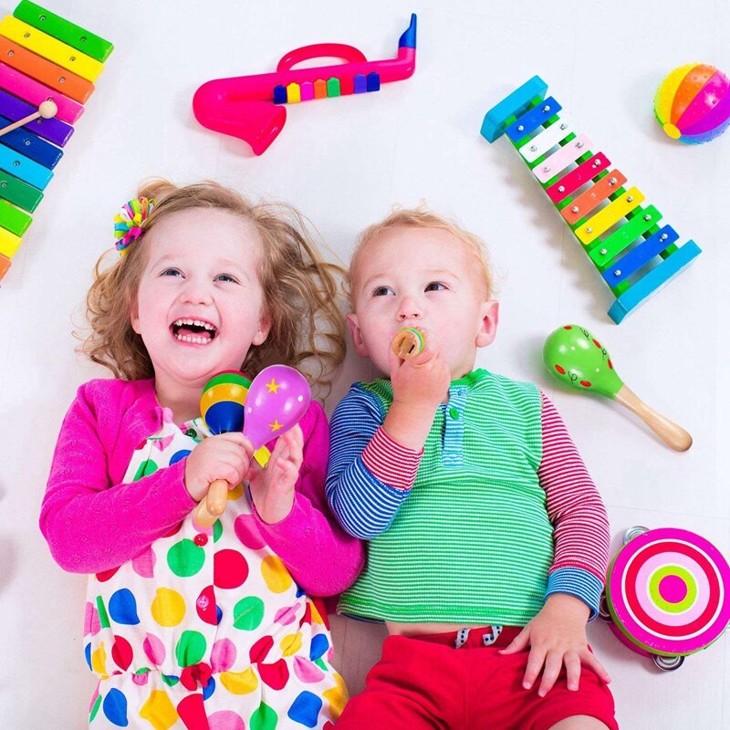 12 Pieces Maracas For Maraca Party Favours Wooden ... – Grandado