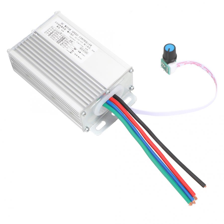 PWM DC 12~60V Brush Motor Speed Controller 40A 60A... – Grandado
