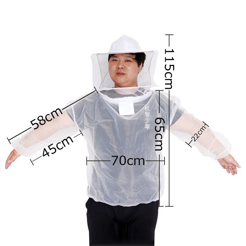 Beekeeper Protective Suit Hat Mesh Veils Smock Bee... – Grandado