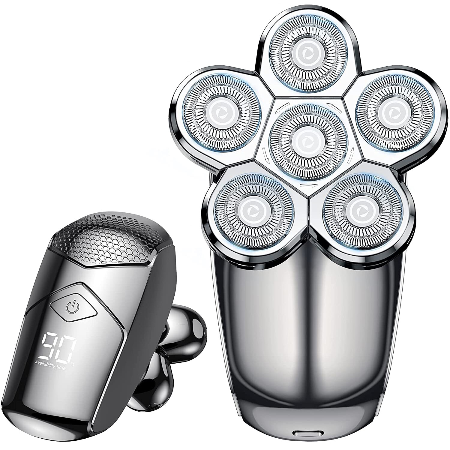 rechargeable powerful beard hair electric shaver f... – Grandado