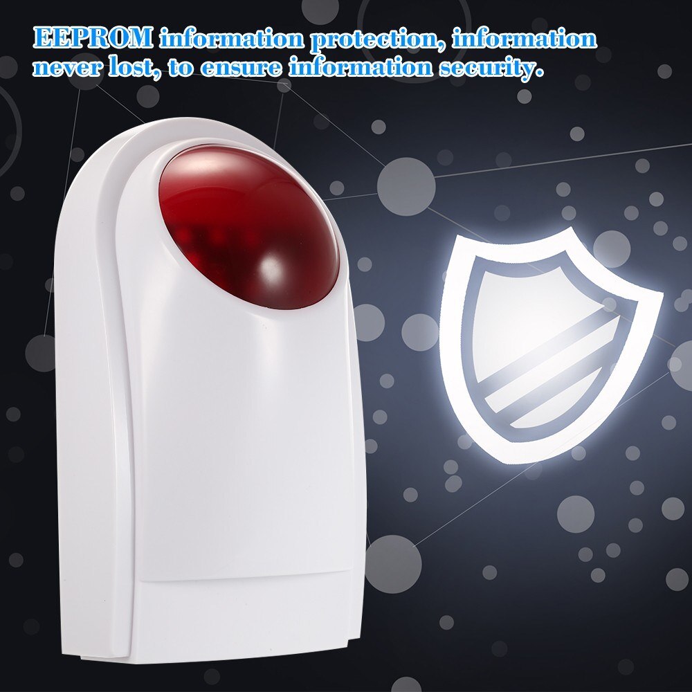Draadloze Geluid Strobe Sirene Alarm Host Flash Li... – Grandado