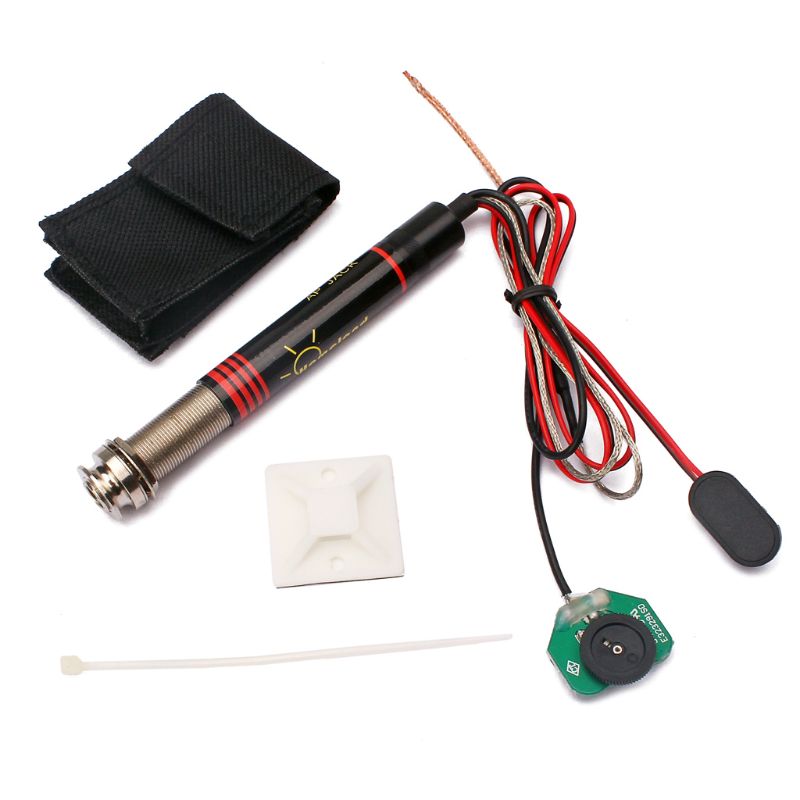 1 Set Guitar Active Preamp Piezo Pickup Endpin Jac... – Vicedeal