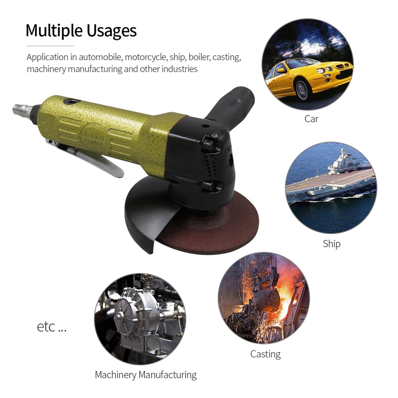 4-inch Air Angle Grinder Polishing Machine Air Gri... – Grandado