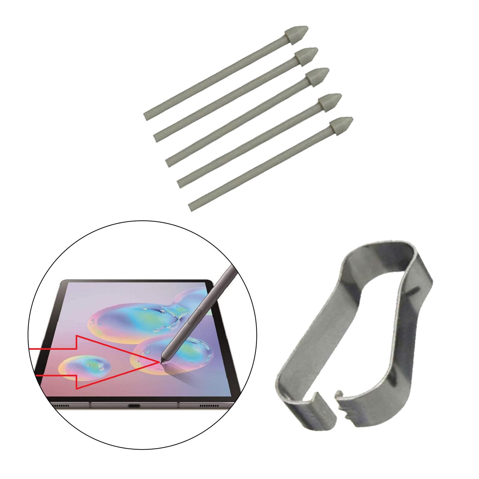 5x Touch Stylus Tips Replacement Carbon Fiber S-Pe... – Grandado