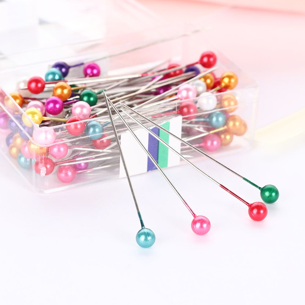 100 Pcs/lot Pearl Head Florists Sewing Pin Dressma... – Grandado
