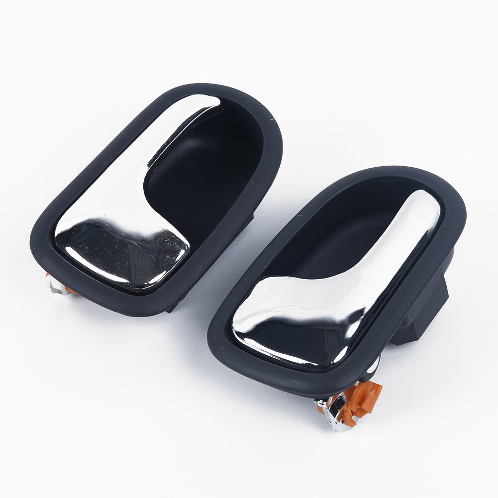 Interior Inner Door Handle 1Pair Chrome+Black S54N... – Grandado