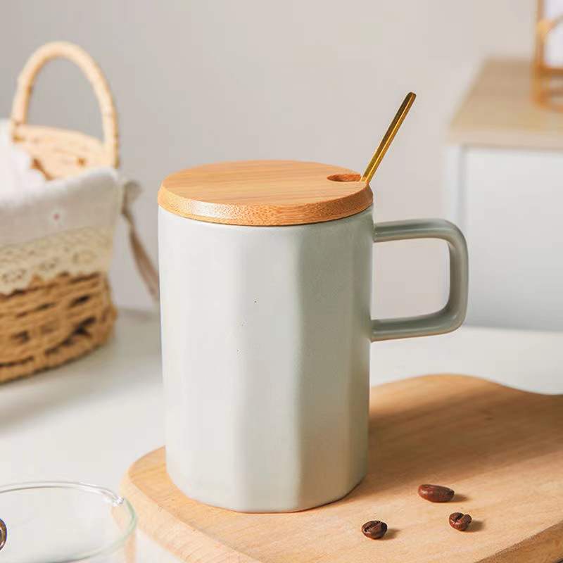 Luxury Three-piece Ceramic Mug Ins High-value Coff... – Vicedeal