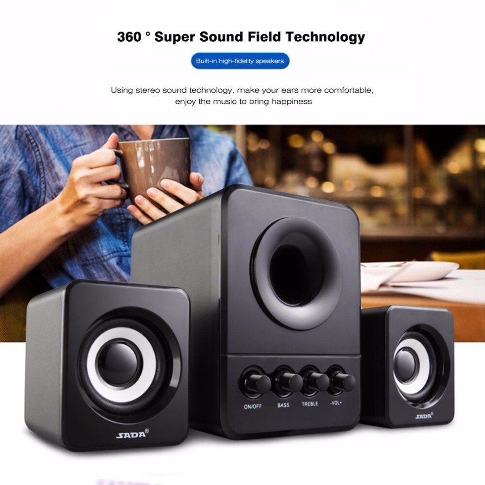 SADA Wired Mini USB Super Bass Subwoofer Lautsprec... – Vicedeal