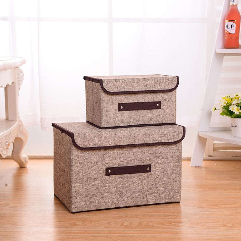 Household Foldable Storage Boxes With Lids And Han... – Grandado