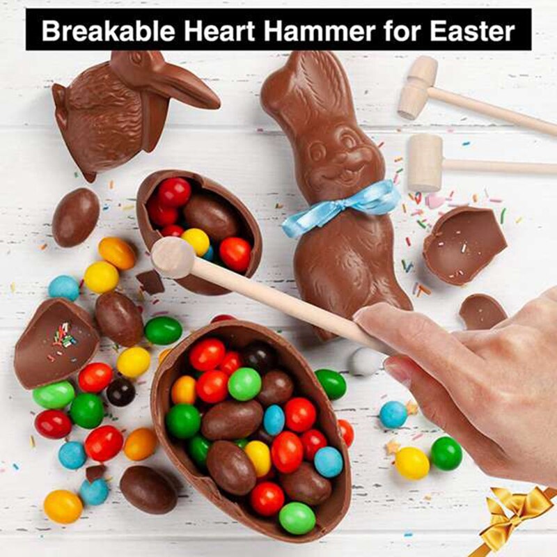 24 Pieces Mini Wooden Hammers for Chocolate,Crab o... – Grandado