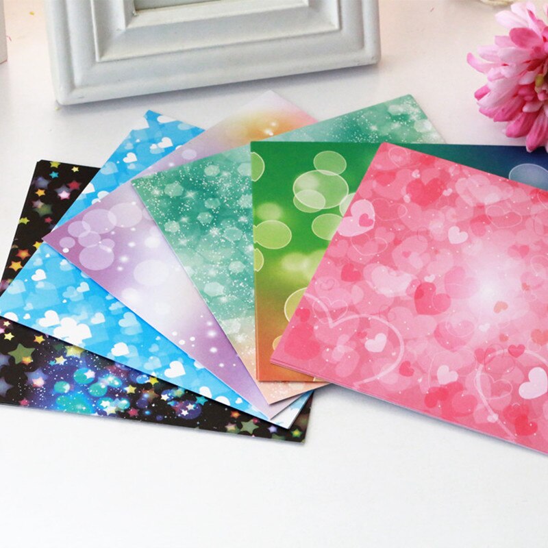 48pcs 15cm Fantasy Sky Origami Crane Paper Decorat... – Grandado