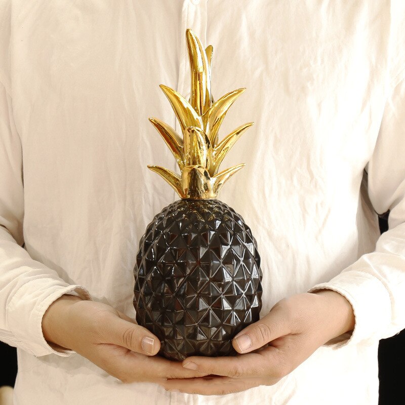 Nordic Stijl Hars Gouden Ananas Home Decor Woonkam... – Vicedeal