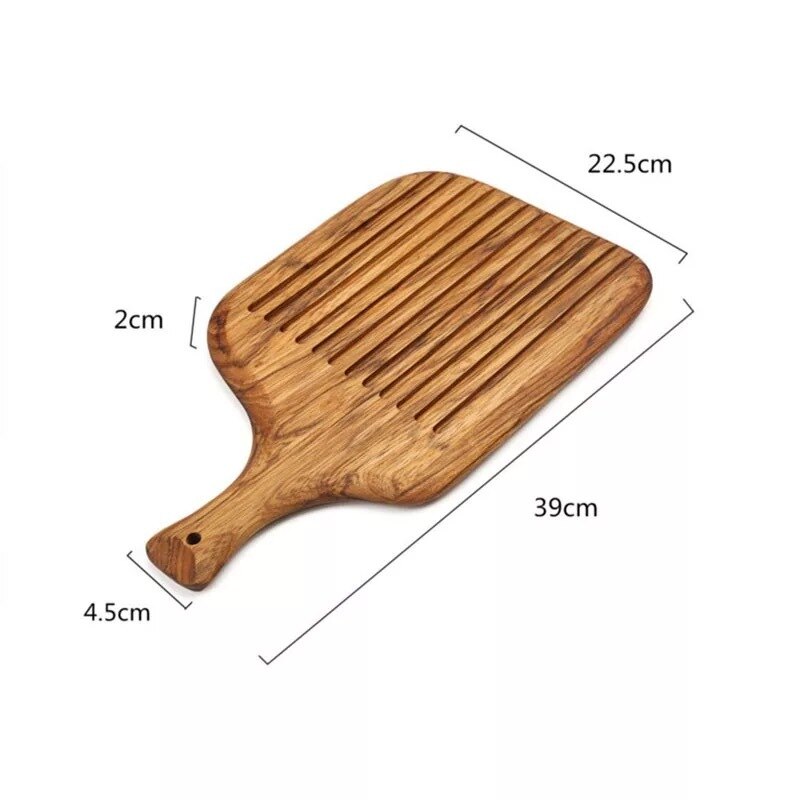 kitchen retro Wood chopping blocks with handle Kit... – Vicedeal