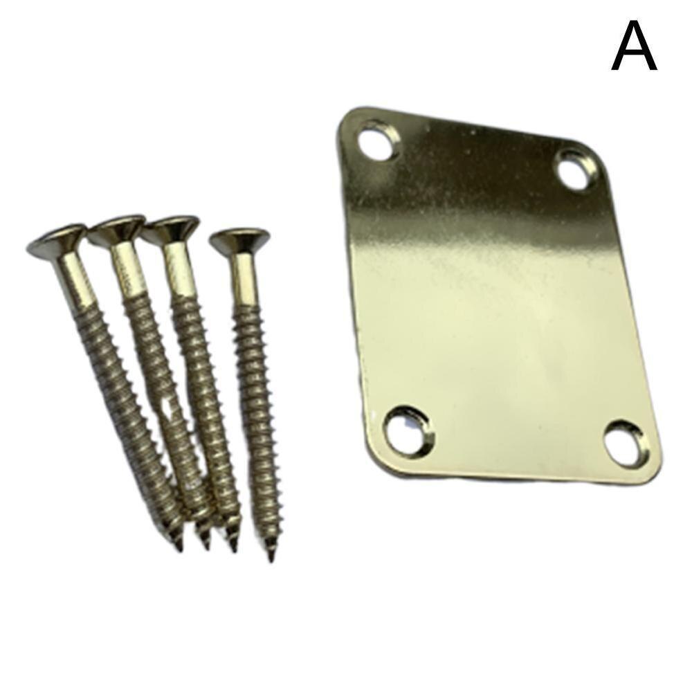 1pc Steel Electric Metal Screw Neck Plate Guitar B... – Grandado