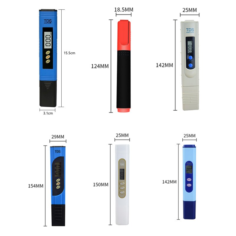 0~9990ppm LCD Digital Water Tester Water Testing P... – Grandado