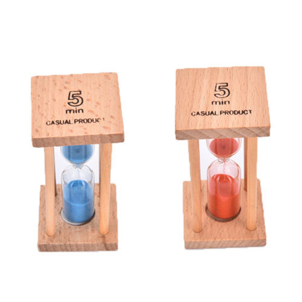 1/3/5Min Houten Zand Zandloper Zandloper Timer Klo... – Grandado