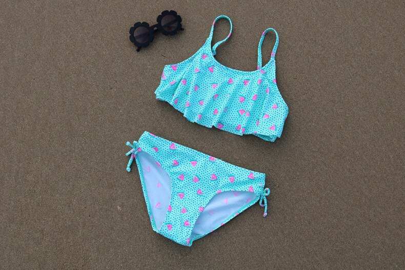 Children Split Swimwear Watermelon Pattern Bikini ... – Vicedeal