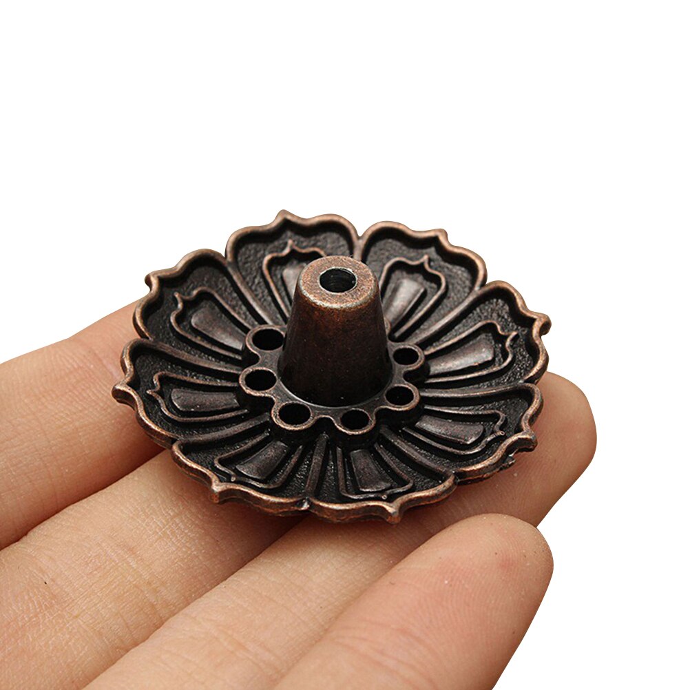 Lotus Bronze 9 Holes Censer Plate For Cone Burner ... – Grandado