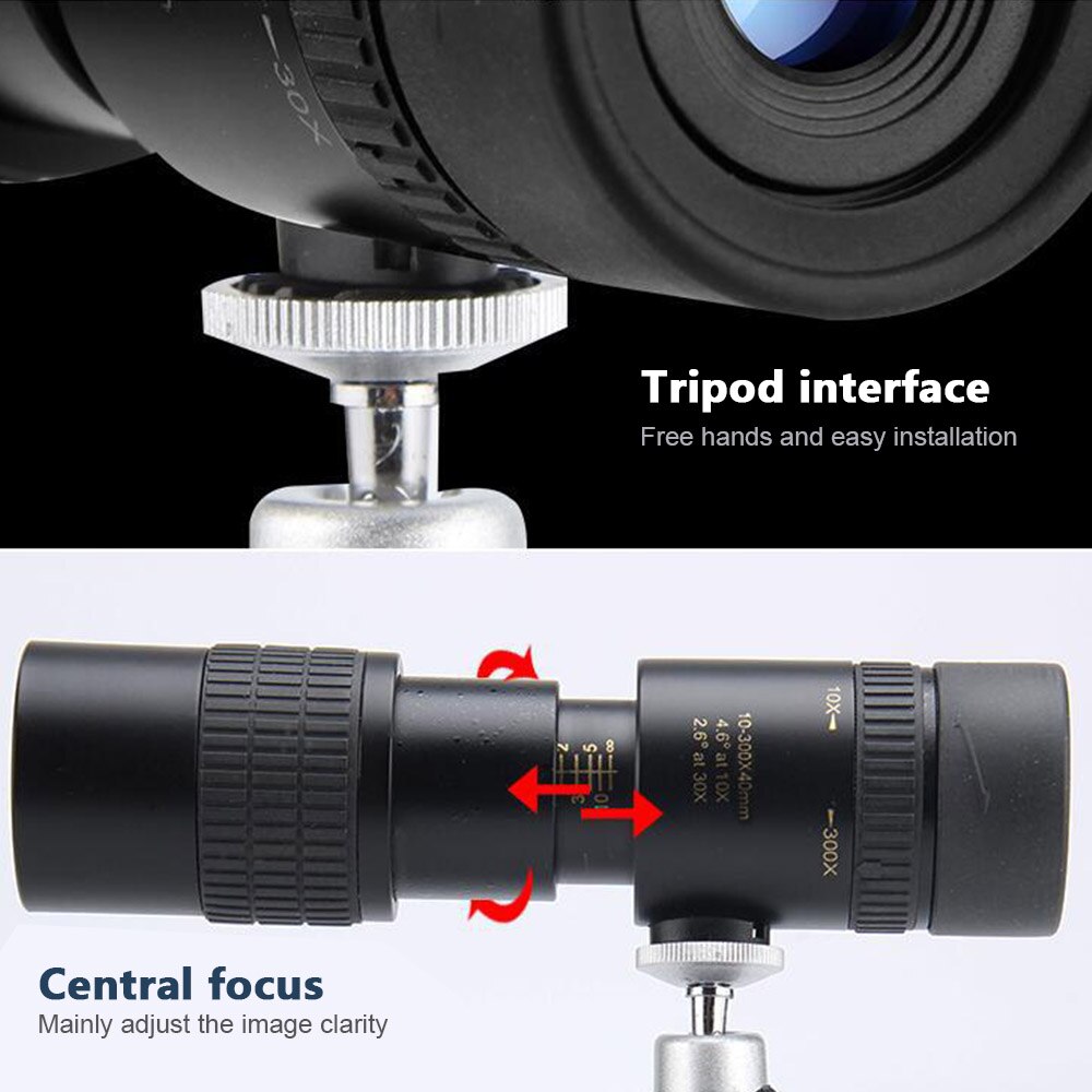 10-300*40 Monocular Telescope Zoom High Magnificat... – Grandado