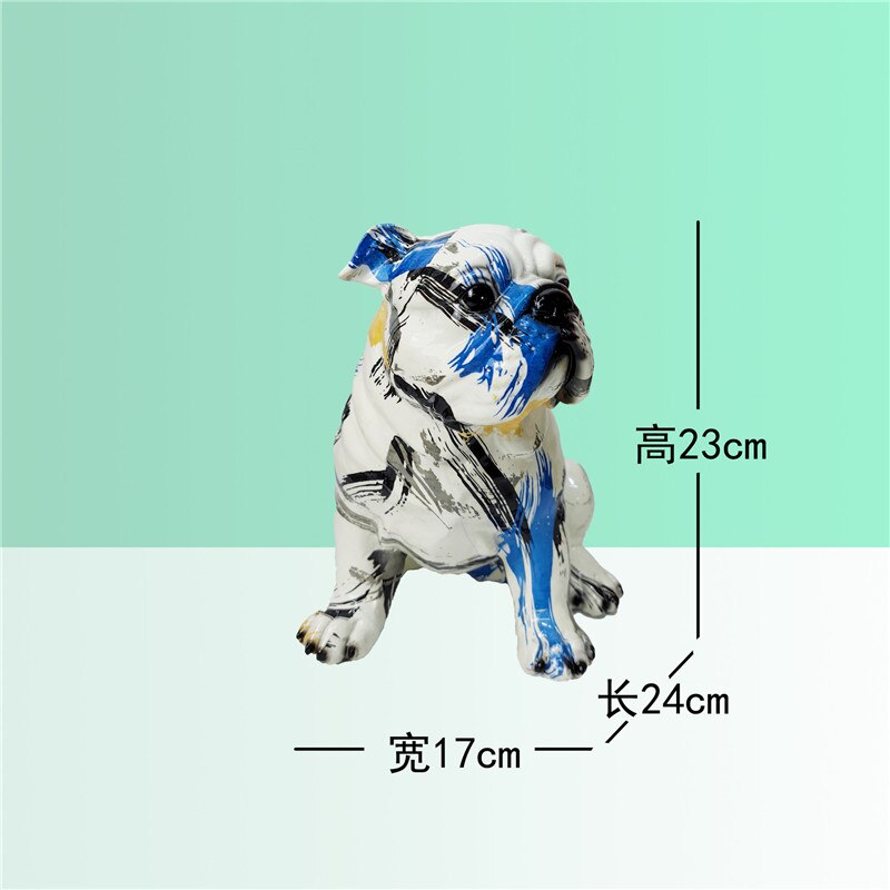 Home decoration dazzle color water transfer bulldo... – Vicedeal