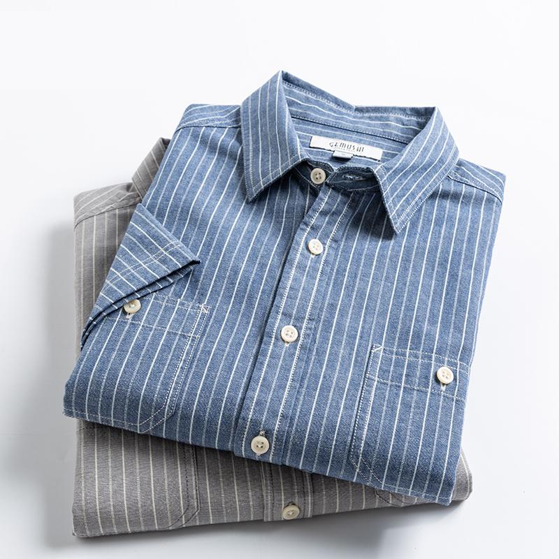 2019New Summer Men Short Sleeve Shirt Trendy Youth... – Grandado