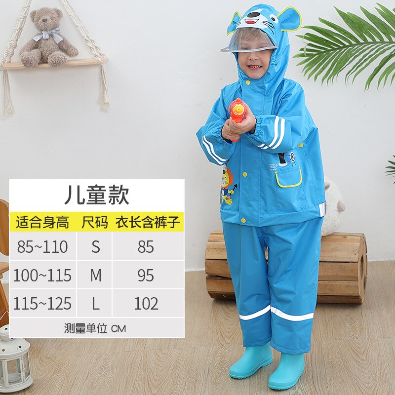 2-9 Years Old Fashionable Waterproof Jumpsuit Rain... – Grandado