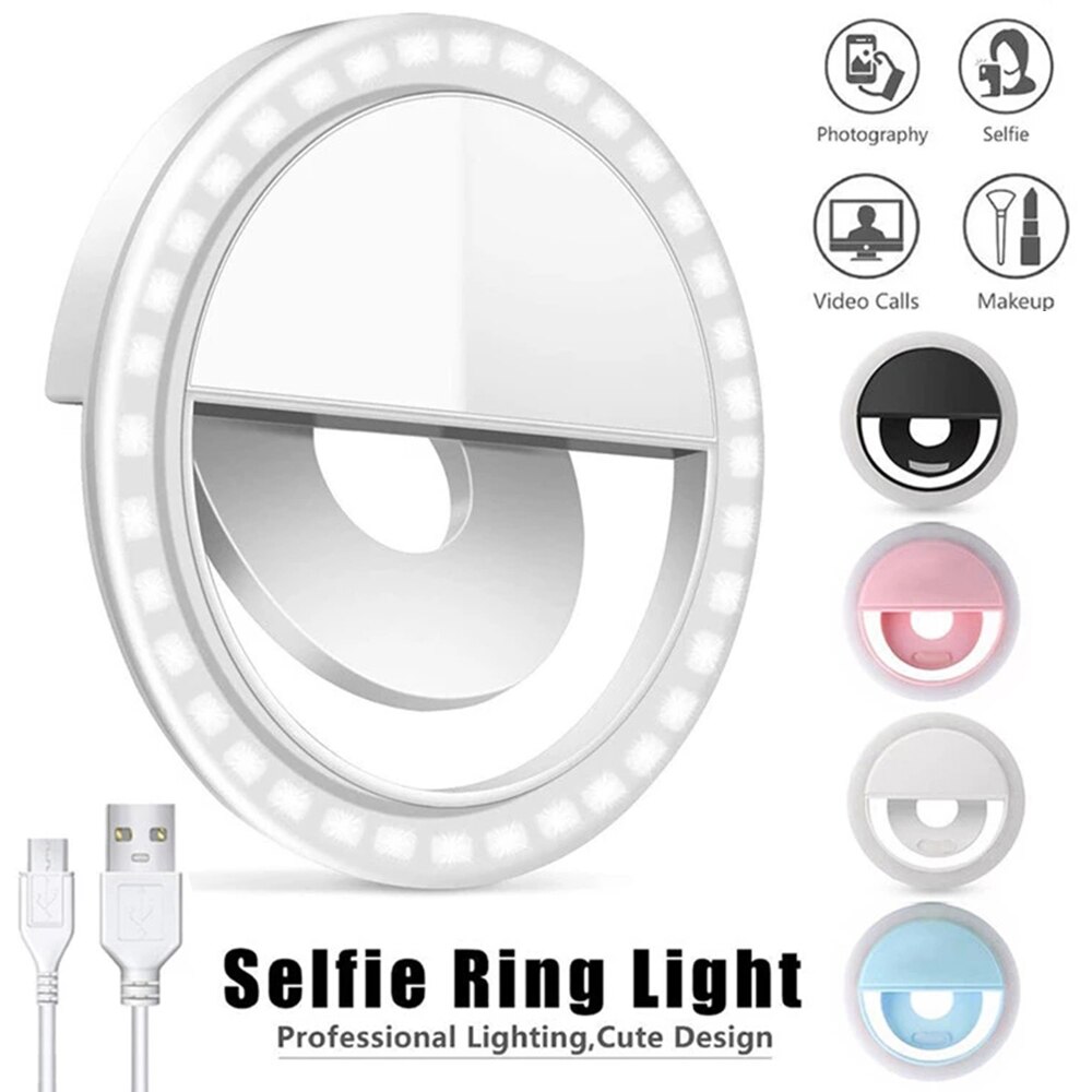Rovtop-Anillo de luz LED para Selfie, iluminación ... – Grandado