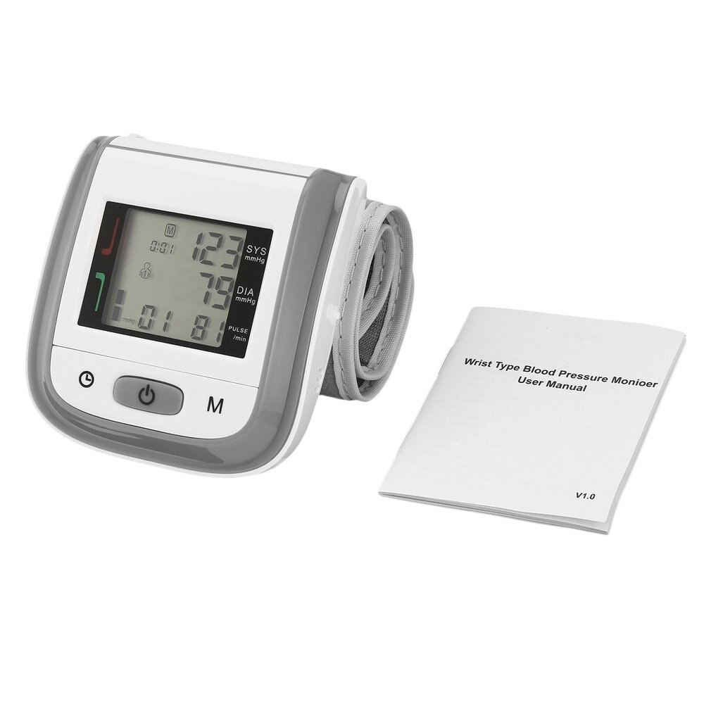 Automatic Wrist Monitor Large LCD Display Digital ... – Grandado