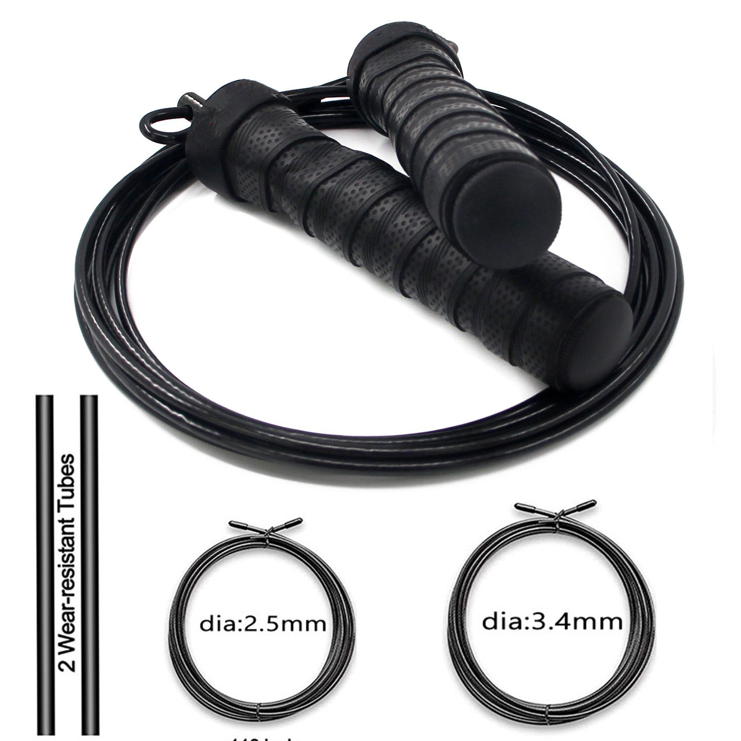 Speed Springtouw Fitness Gewogen Springtouw Verste... – Grandado